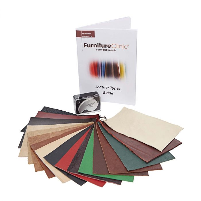 Leather Types Swatch Booklet - Furniture Clinic